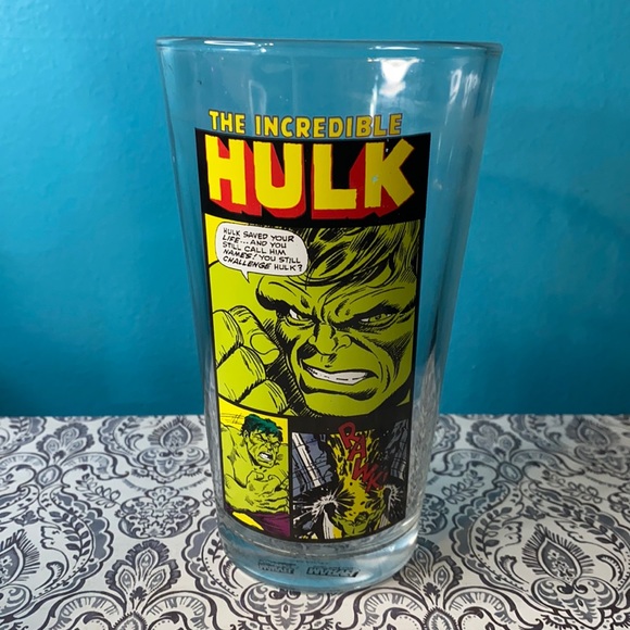 Marvel | Dining | Marvel The Incredible Hulk Pint Glass | Poshmark